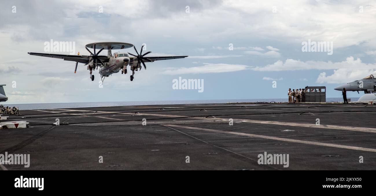 220802-N-DW158-1253 PHILIPPINE SEA (Aug. 2, 2022) Capt. Fred Goldhammer ...