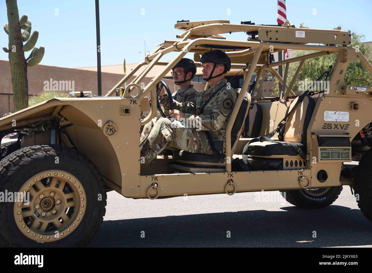 U.S. Air Force Col. Scott Mills, 355th Wing Commander, tours the 563rd ...