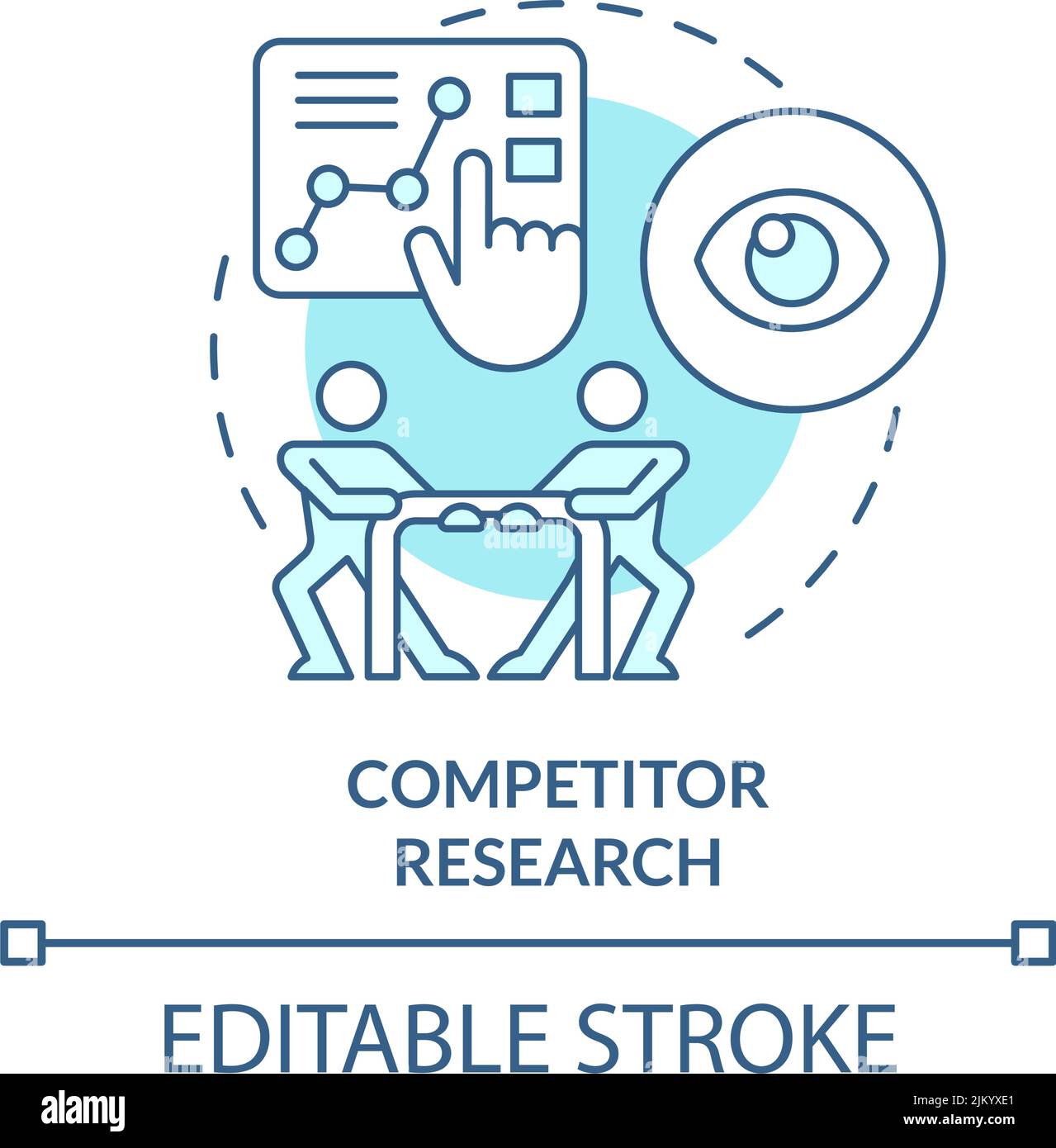 Competitor research Stock Vector Images - Alamy