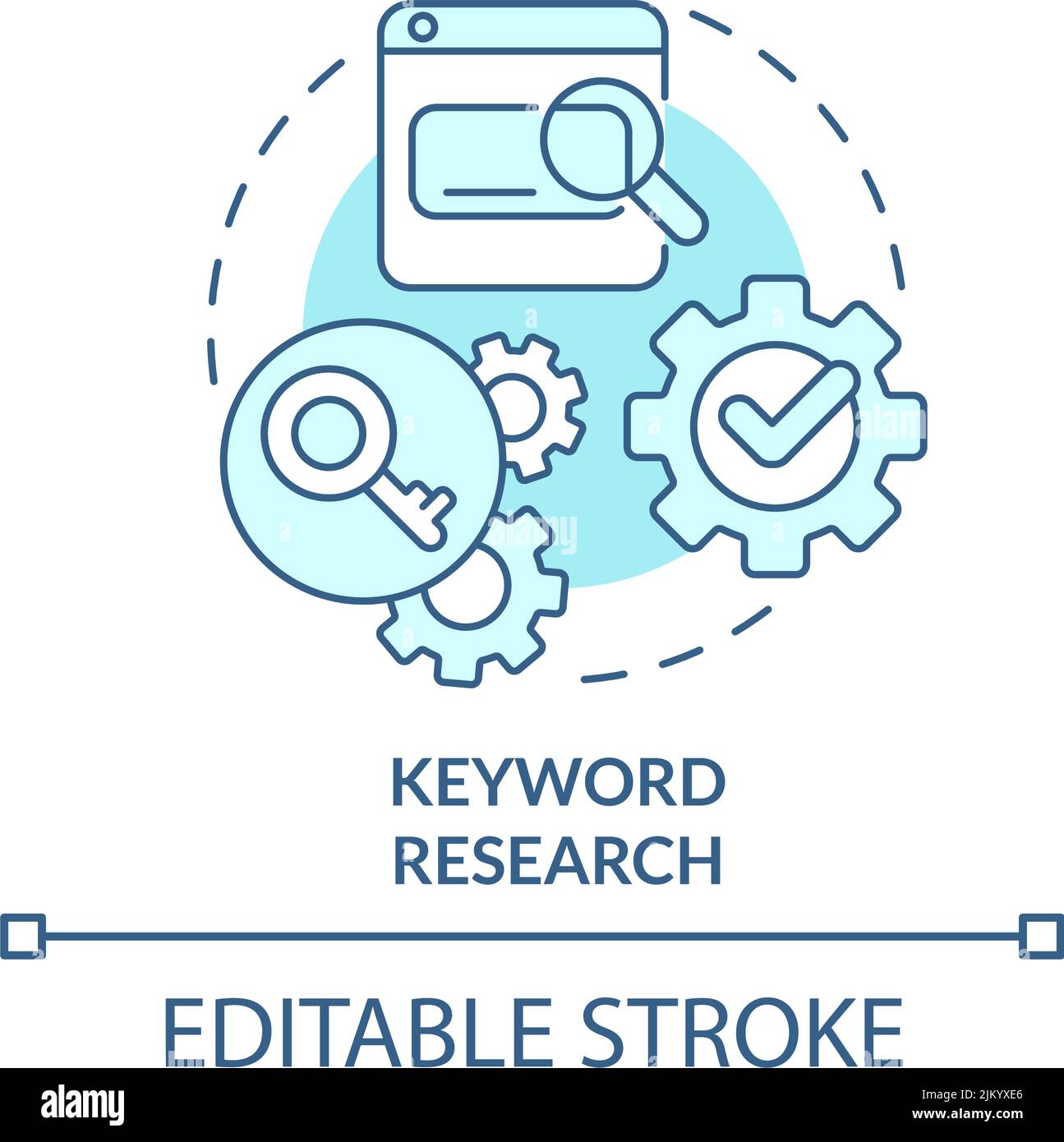 Keyword research turquoise concept icon Stock Vector Image & Art - Alamy Keyword research turquoise concept icon Stock Vector Image & Art - Alamy
