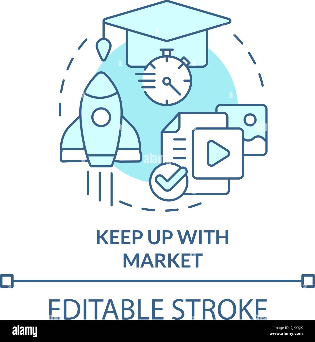 Keep up with technology Stock Vector Images - Alamy