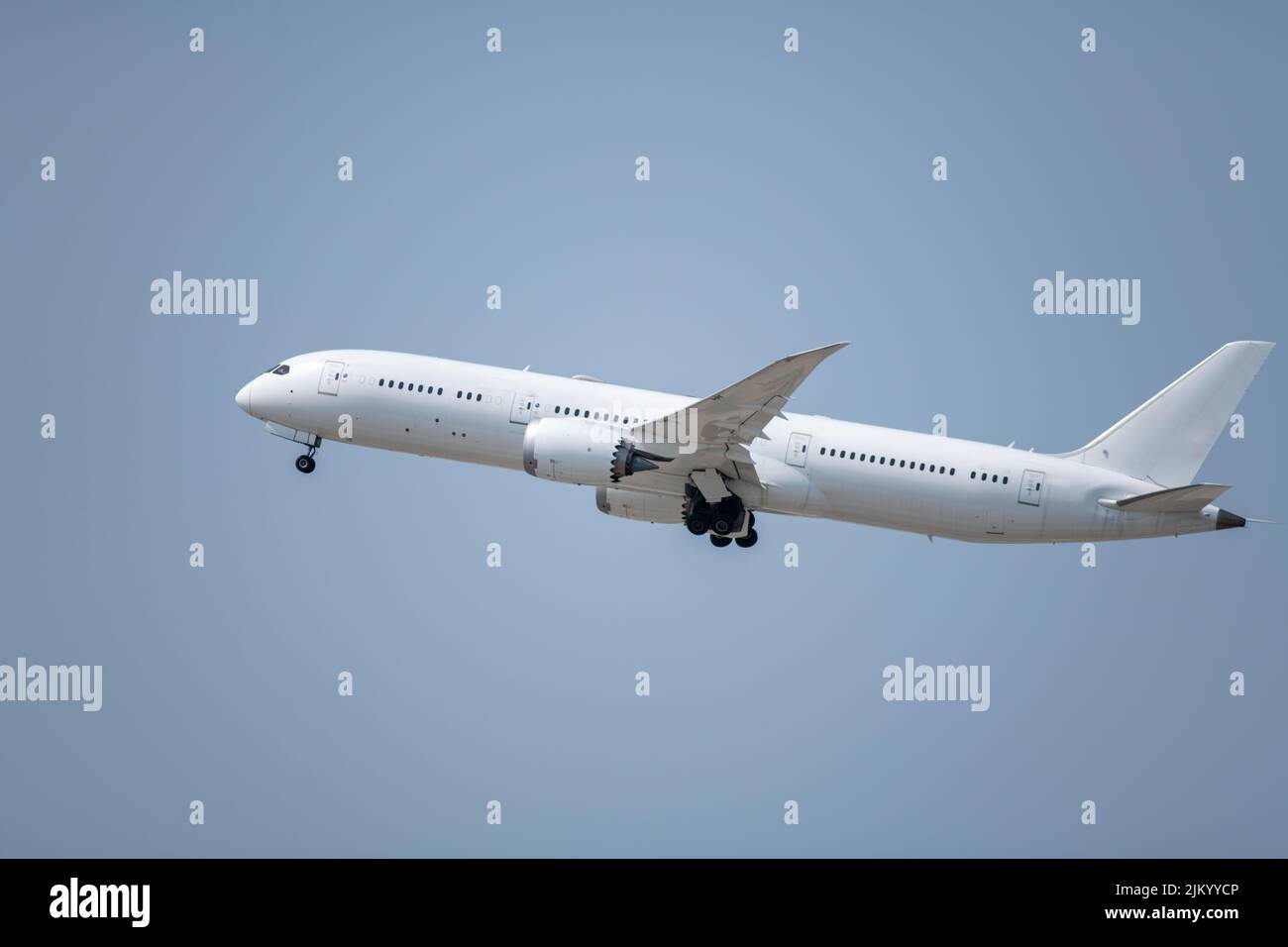 Passenger airplane taking off in hi-res stock photography and images ...