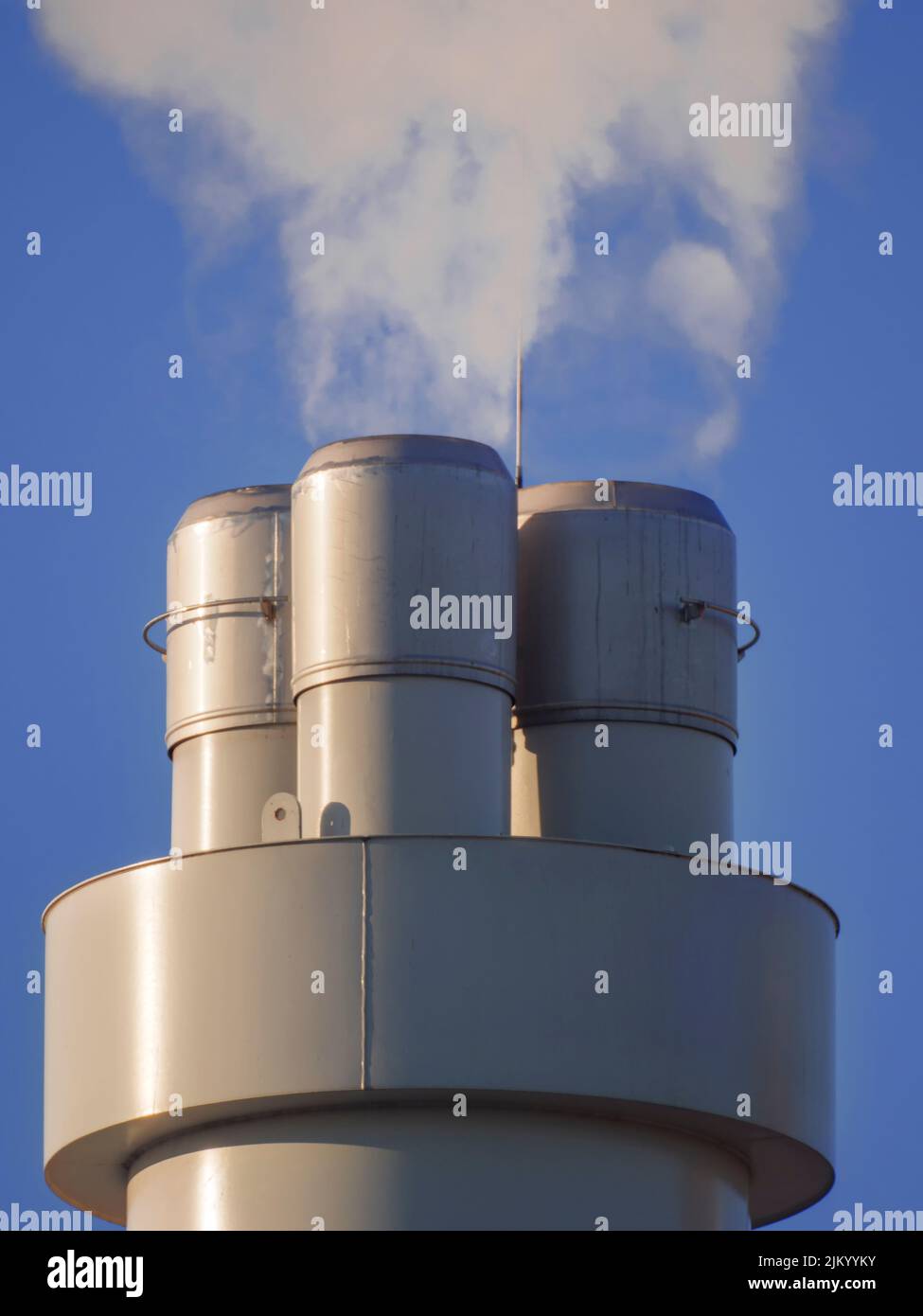 Smoke coming out metal pipe hi-res stock photography and images - Alamy