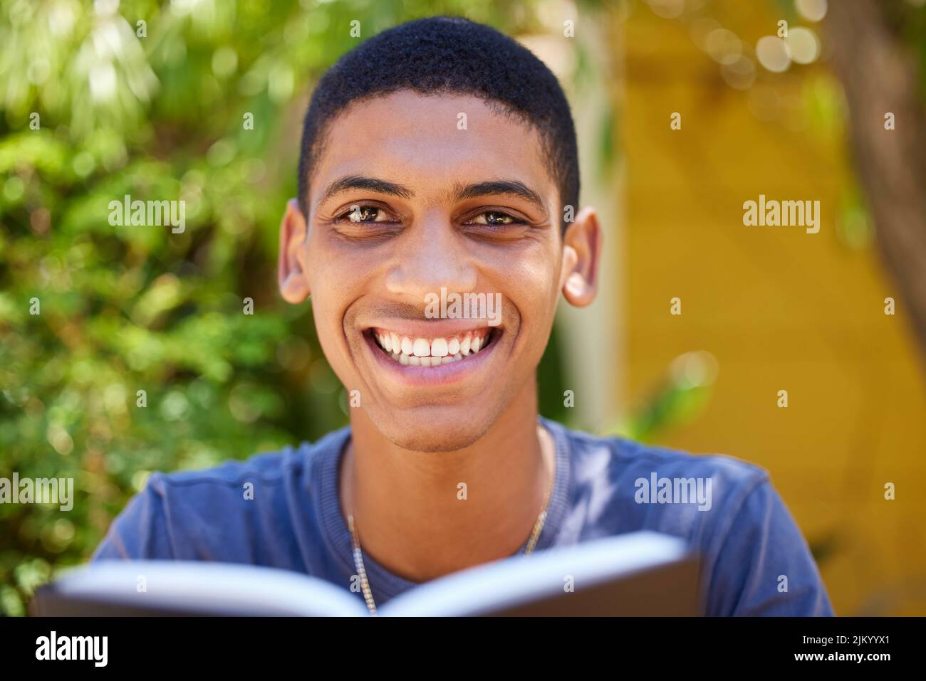 I love starting the day off with a bible verse. Cropped portrait of a ...