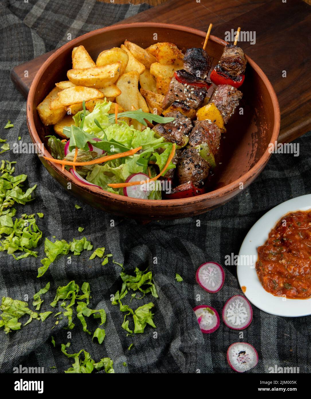 Potato kebab hi-res stock photography and images - Alamy
