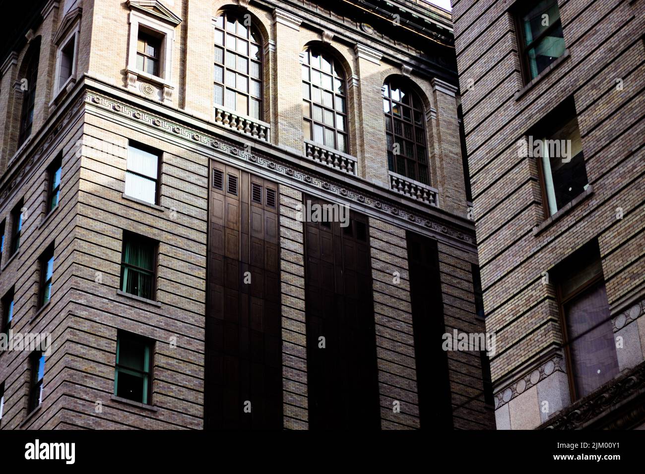 A building facade in Seattle Stock Photo - Alamy