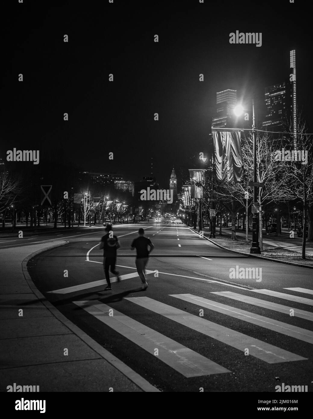 Man running dark street Black and White Stock Photos & Images - Alamy