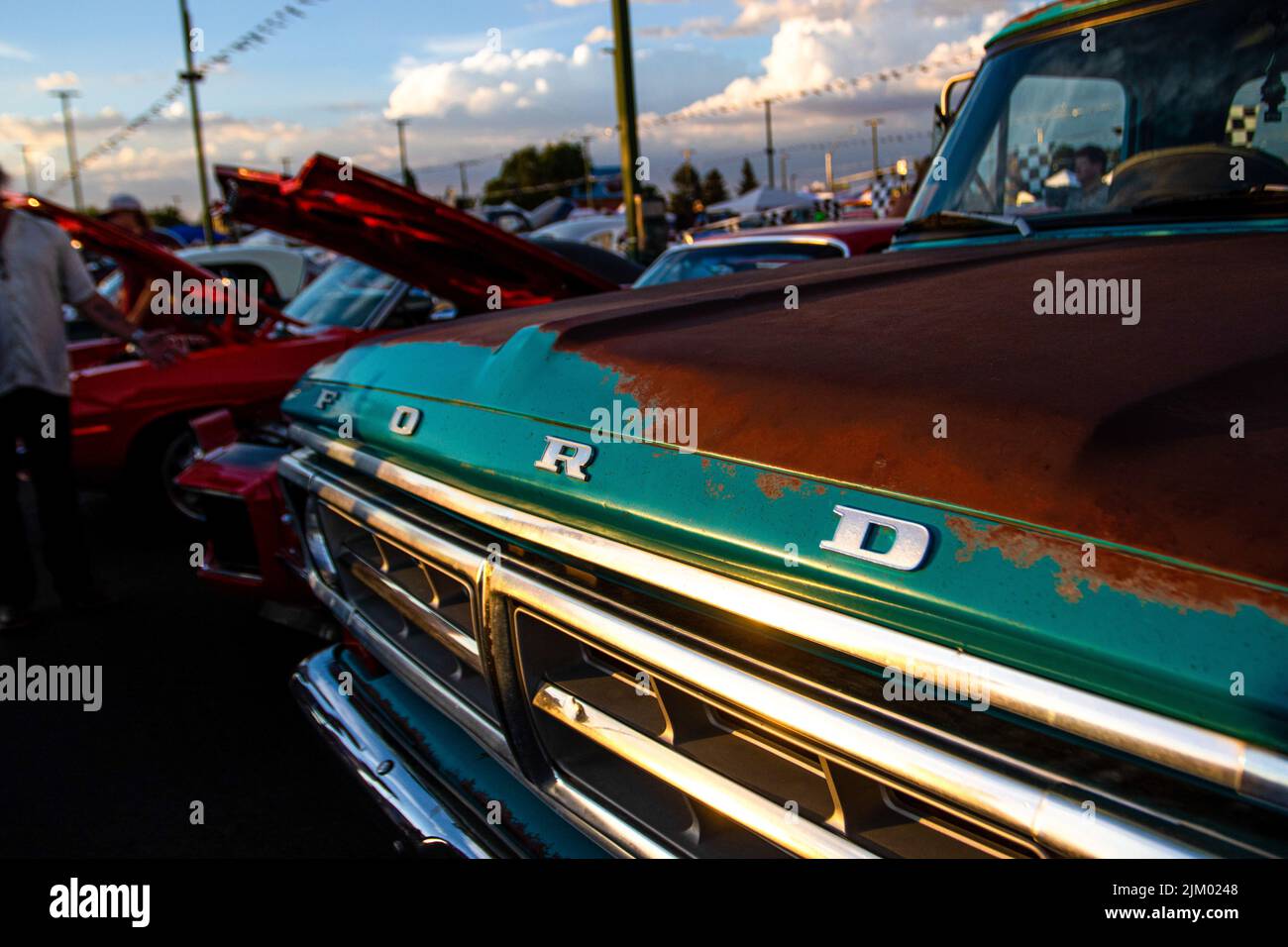 Reno, United States. 02nd Aug, 2022. Classic Ford truck on display ...