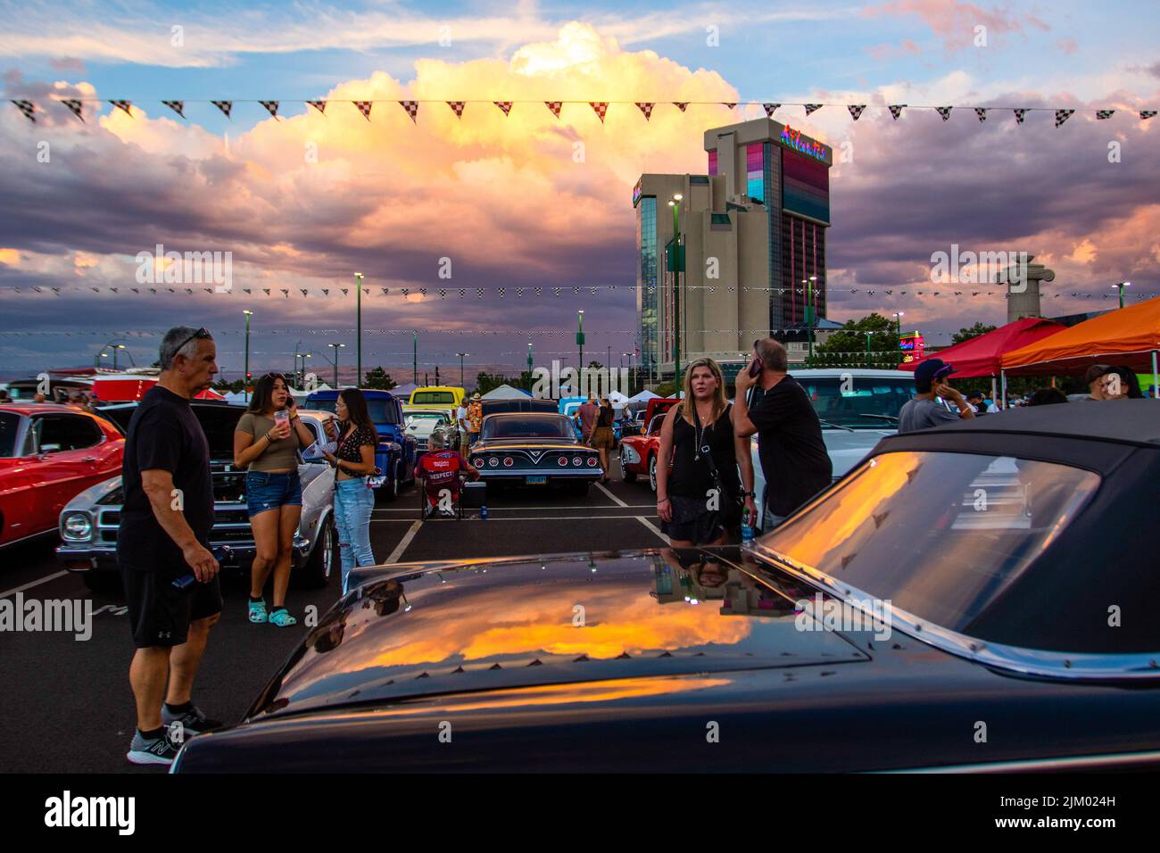 Reno, United States. 02nd Aug, 2022. Rows upon rows of classic vehicles ...