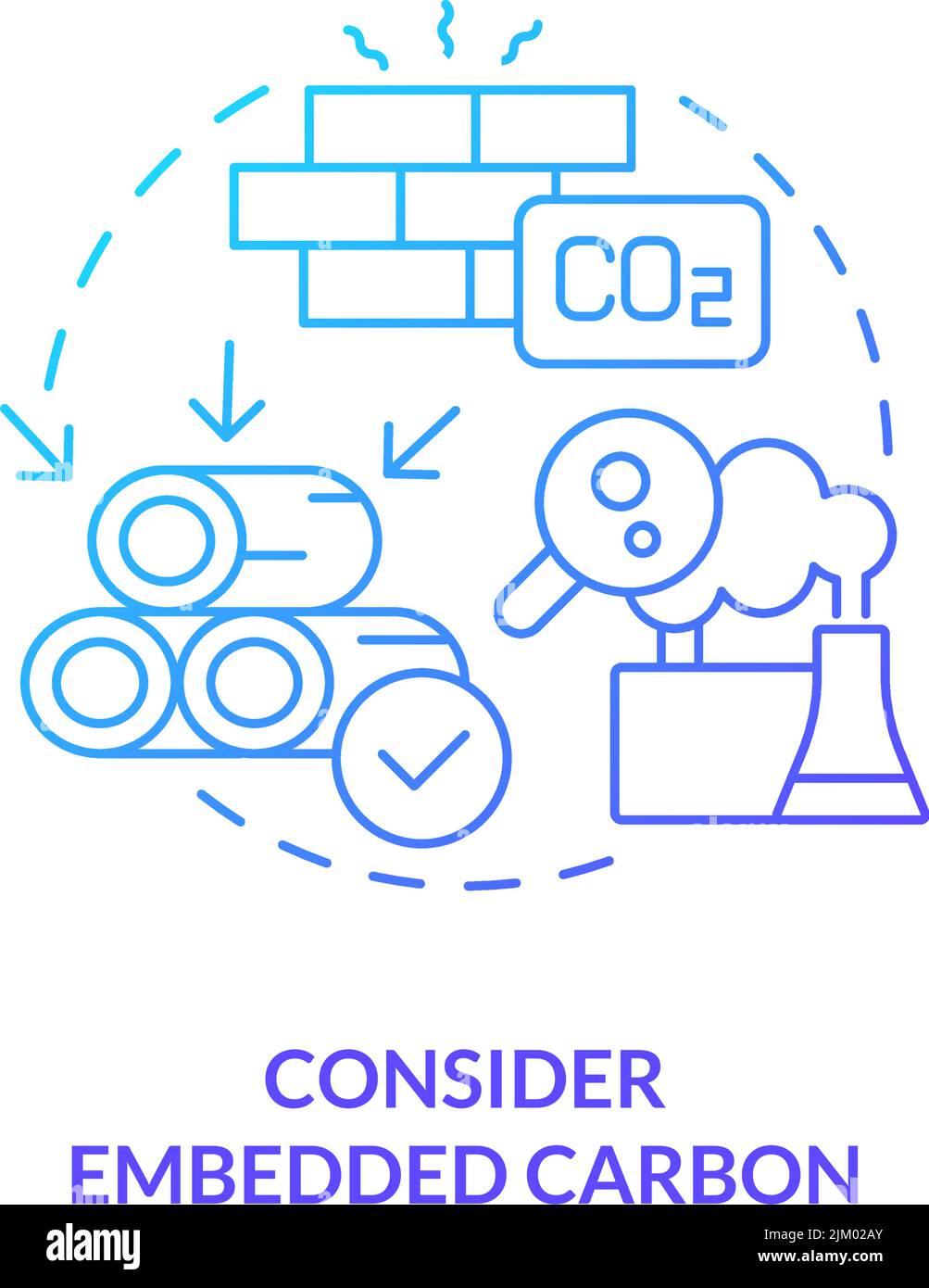 Consider embedded carbon blue gradient concept icon Stock Vector Image ... Consider embedded carbon blue gradient concept icon Stock Vector Image ...