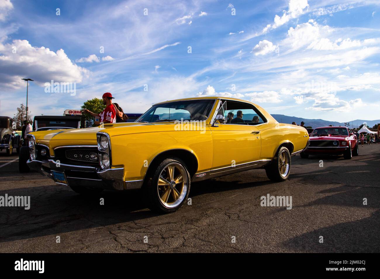 Reno, United States. 02nd Aug, 2022. Classic GTO on display. Vehicles ...