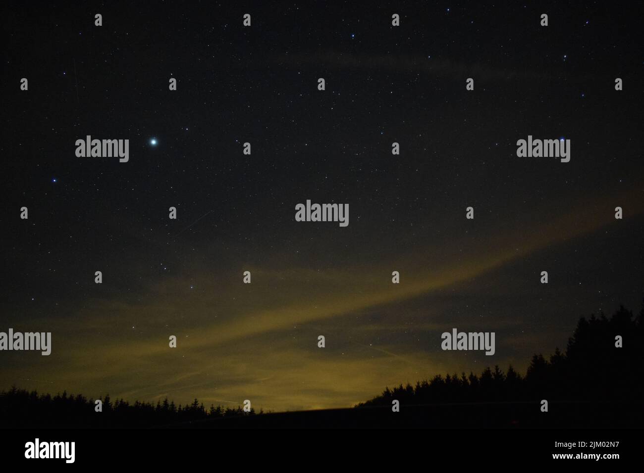 Night sky constellation with clouds hi-res stock photography and images ...