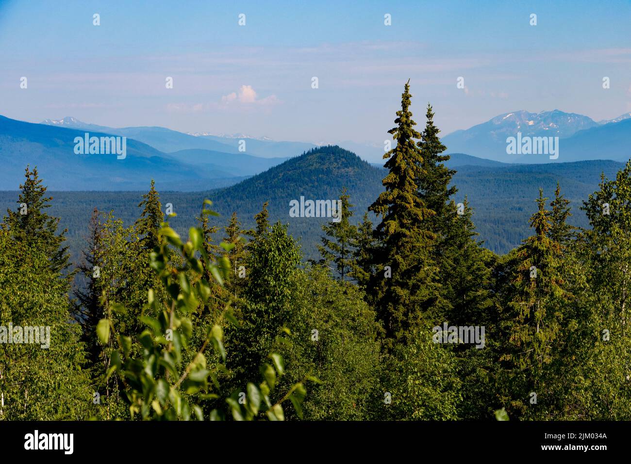 extinct volcano surrounded by trees Stock Photo - Alamy