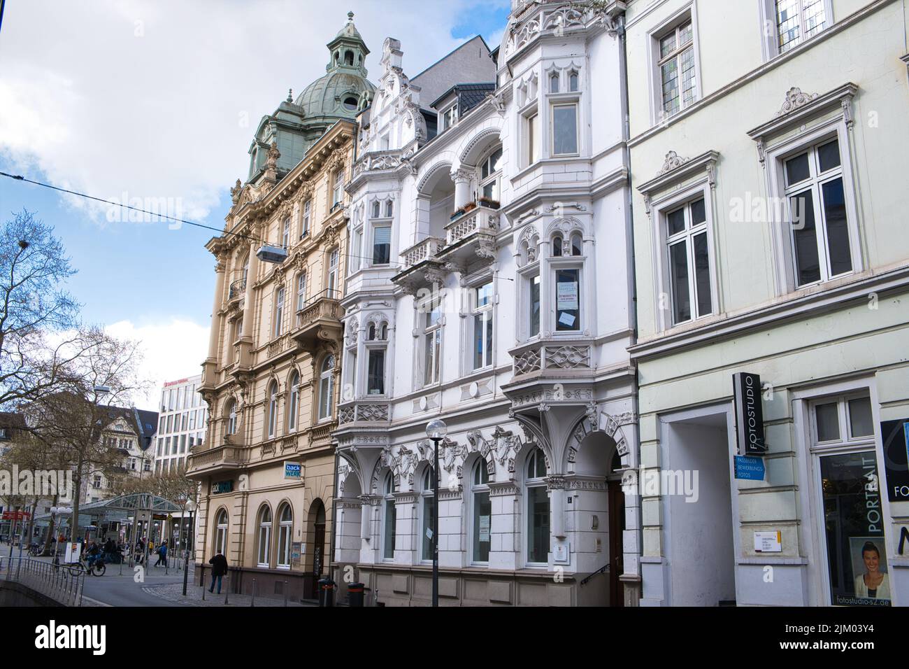 Magnificent old house facade in Bonn city, historical Stock Photo - Alamy