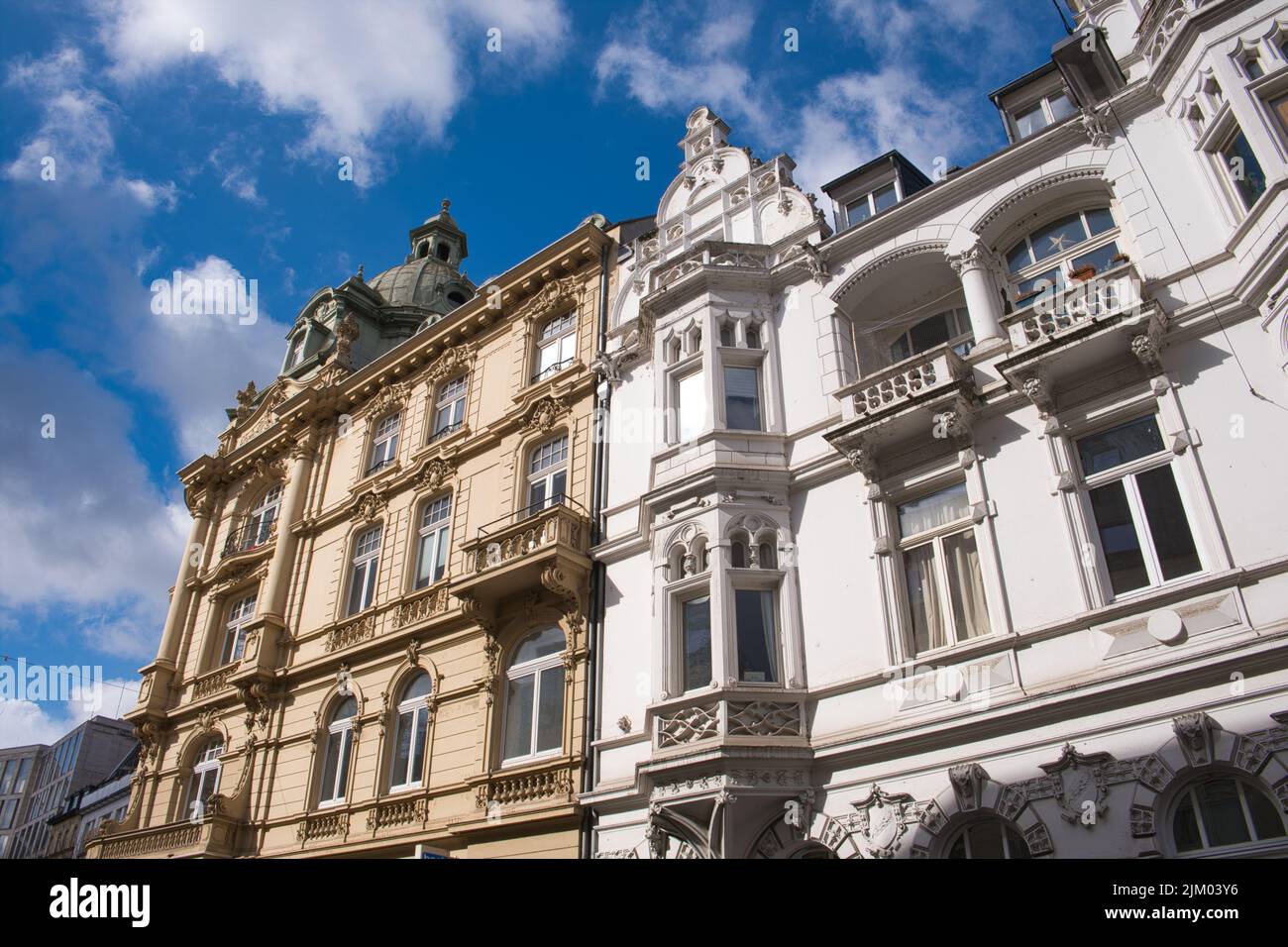beautiful house facade in the city center of bonn, Germany Stock Photo ...