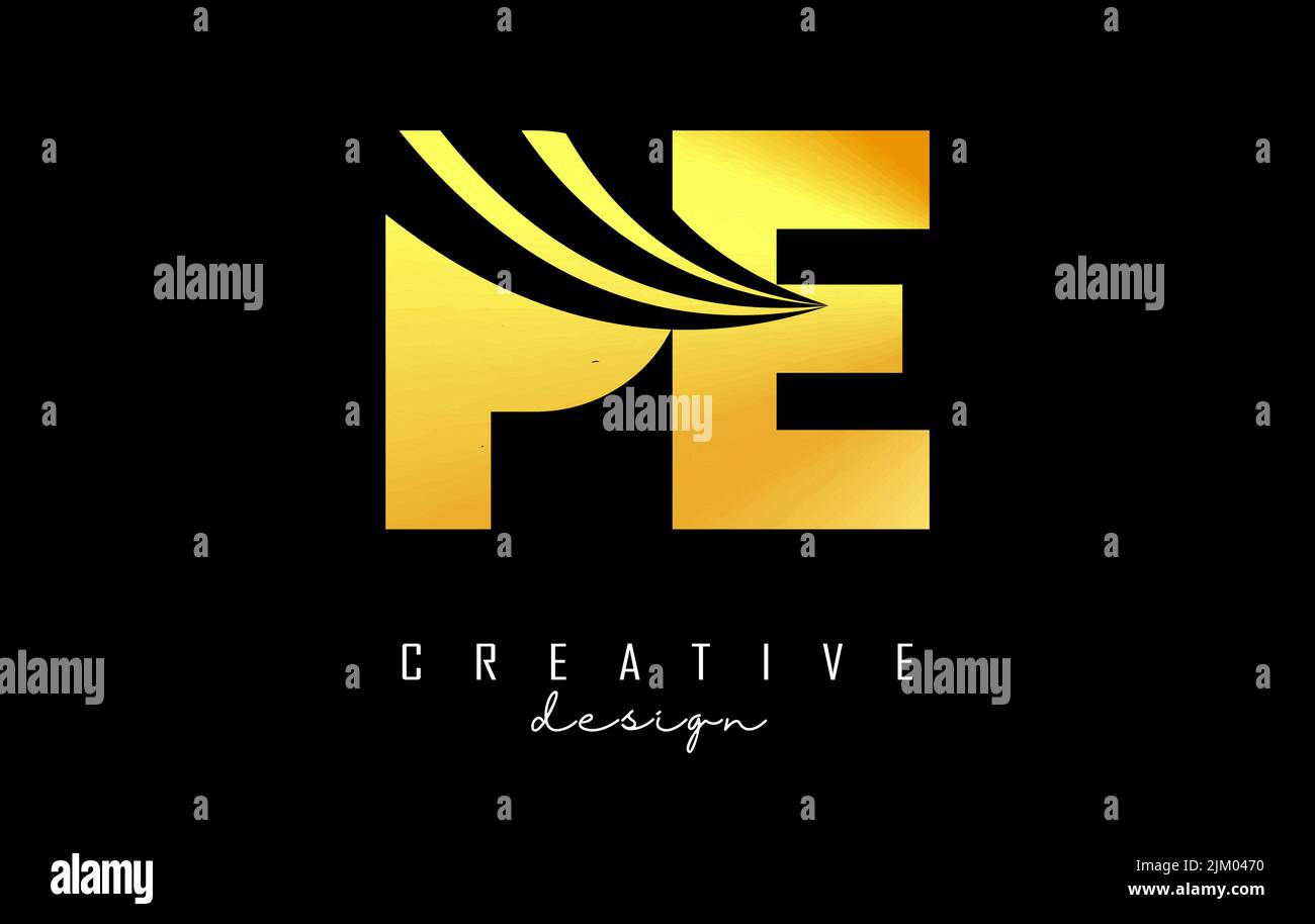 P e logo Stock Vector Images - Alamy