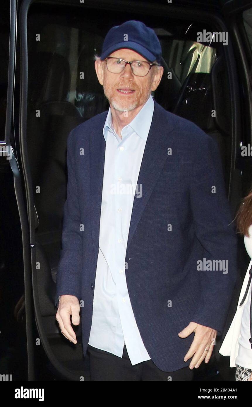 New York, NY, USA. 03rd Aug, 2022. Ron Howard at The Late Show with ...