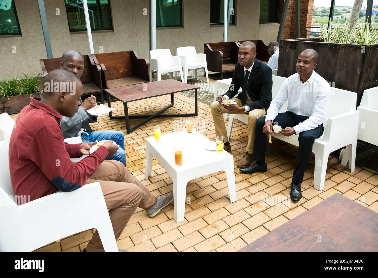 Johannesburg, South Africa - December 12, 2014: Young African students ...