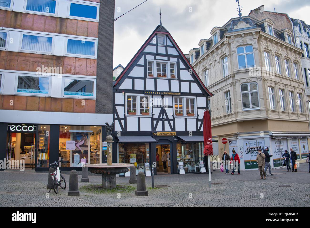 old half-timbered house in the city of bonn, Germany Stock Photo - Alamy
