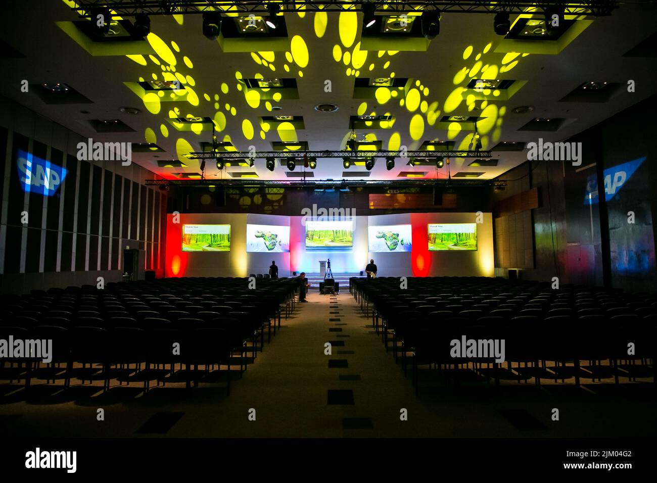 Johannesburg, South Africa - March 31, 2015: Wide angle shot of ...