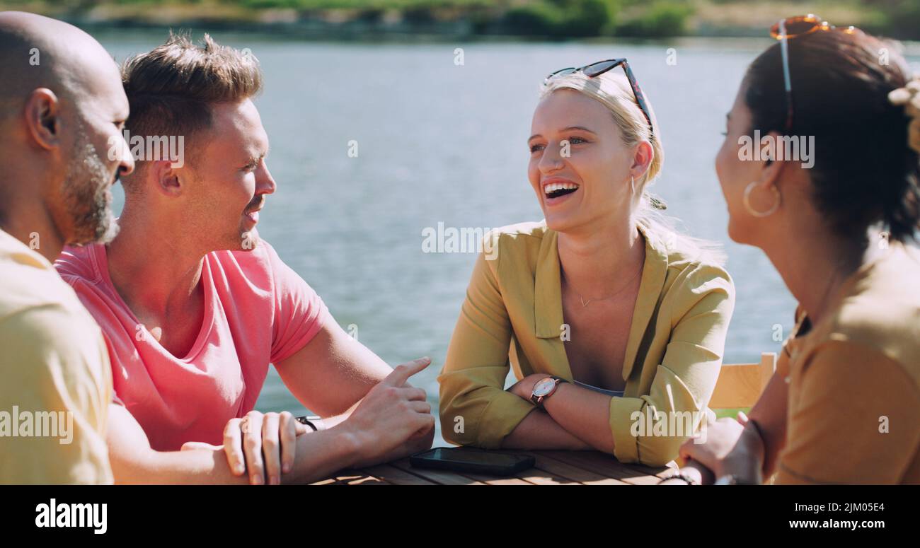 Sunshine and smiles with amazing friends. a group of friends hanging ...