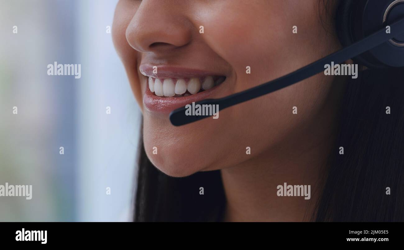 Face with headset hi-res stock photography and images - Alamy