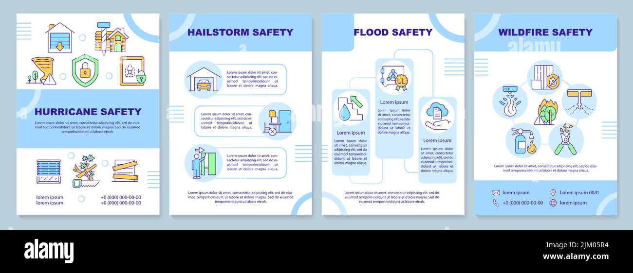 Natural disasters safety blue hi-res stock photography and images - Alamy