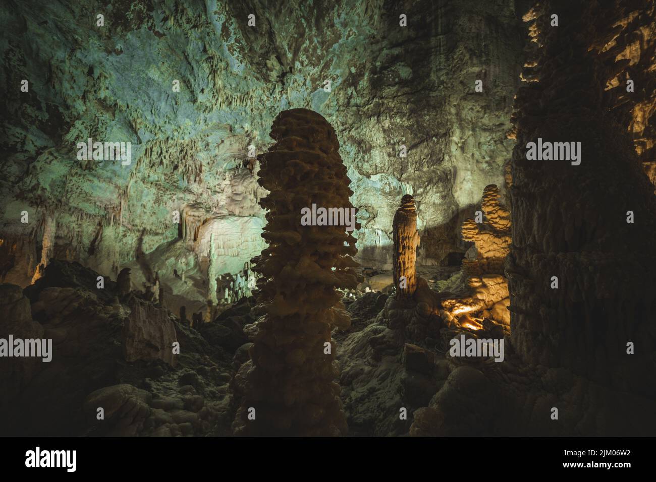 The Grotte di Frasassi cave in Italy Stock Photo - Alamy