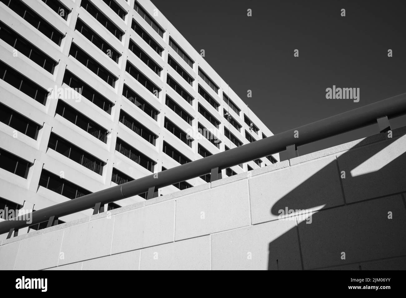 White apartment house urban Black and White Stock Photos & Images - Alamy