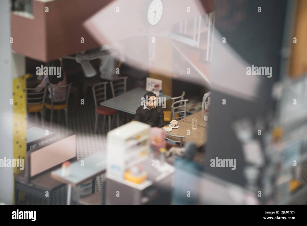 A miniature display of Hong Kong in the past at the Hong Kong: Through ...