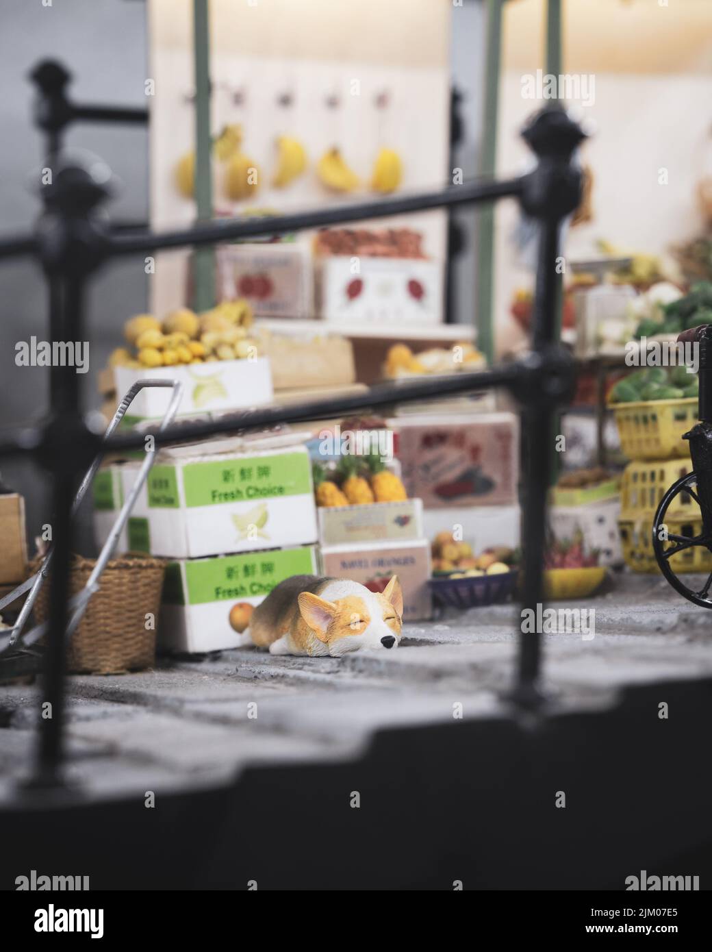 A miniature display of Hong Kong in the past at the Hong Kong: Through ...