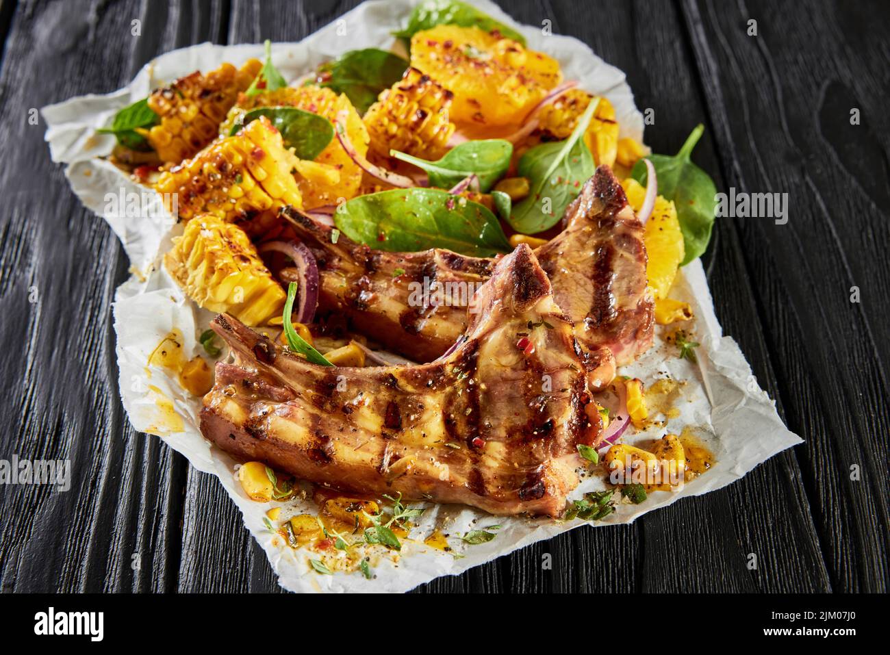 Lamb dish table hi-res stock photography and images - Alamy