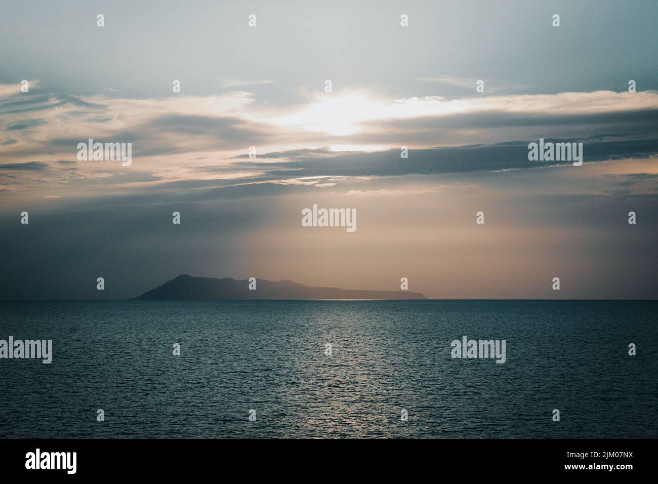 Beautiful sunset reflected on sea hi-res stock photography and images ...