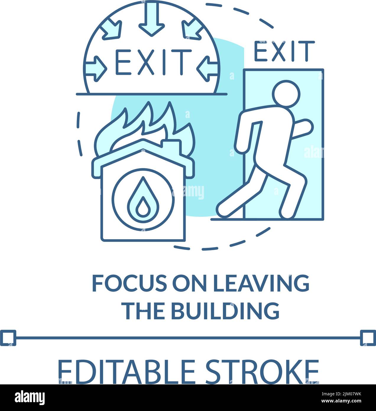 Fire escape on building Stock Vector Images - Alamy