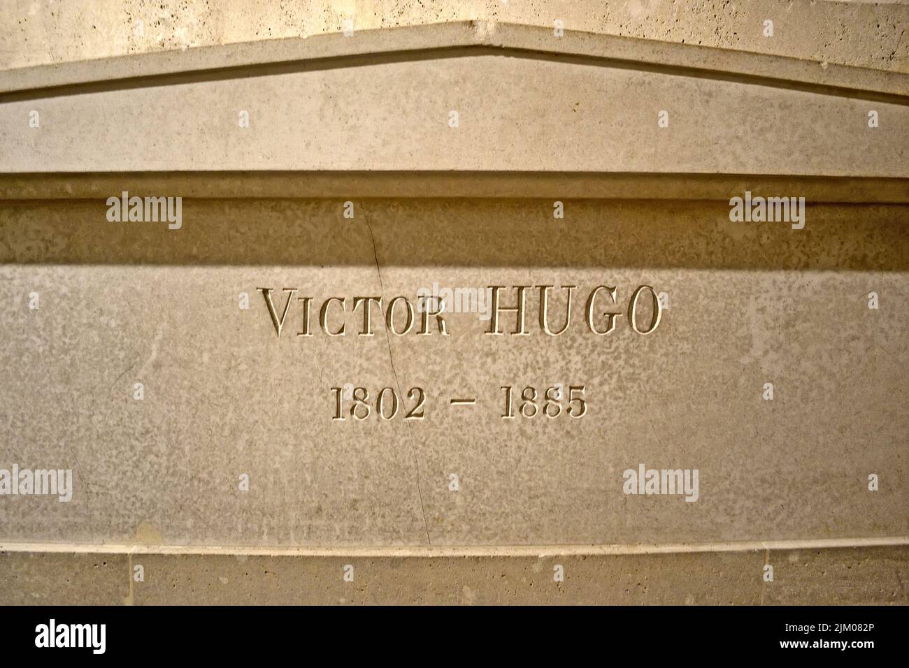 The Tomb of Victor Hugo (1802-1885) in Pantheon in Paris, France ...