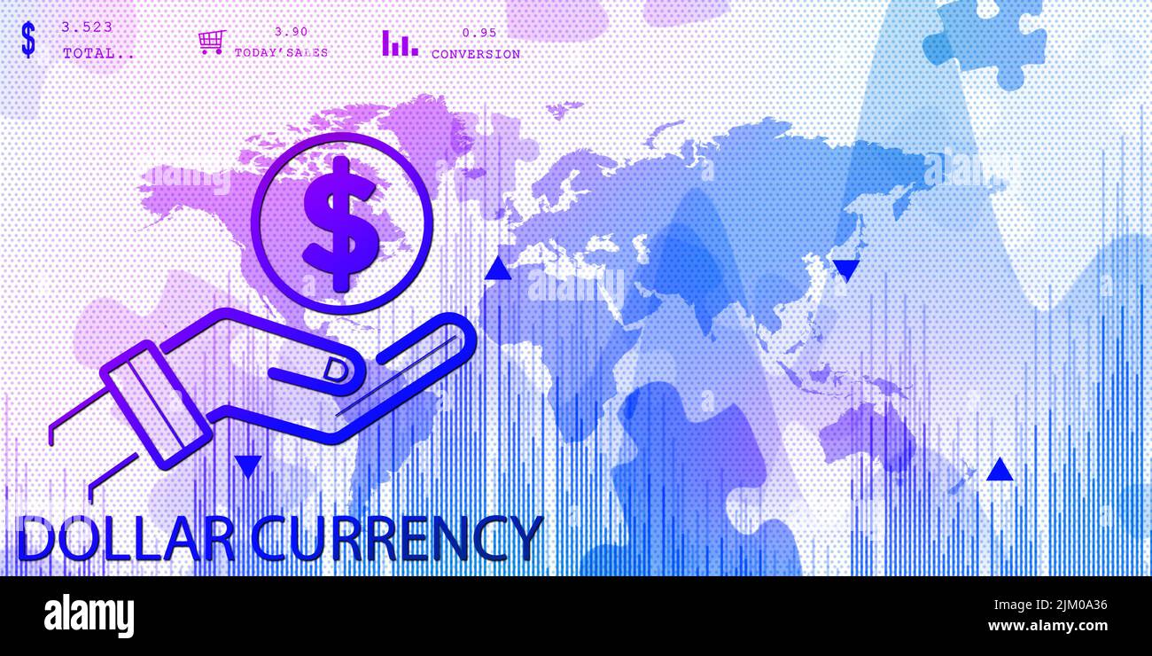 3d rendering usd Dollar symbol Stock Photo - Alamy