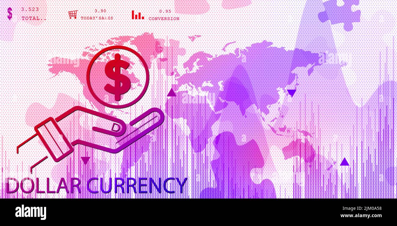 3d rendering usd Dollar symbol Stock Photo - Alamy