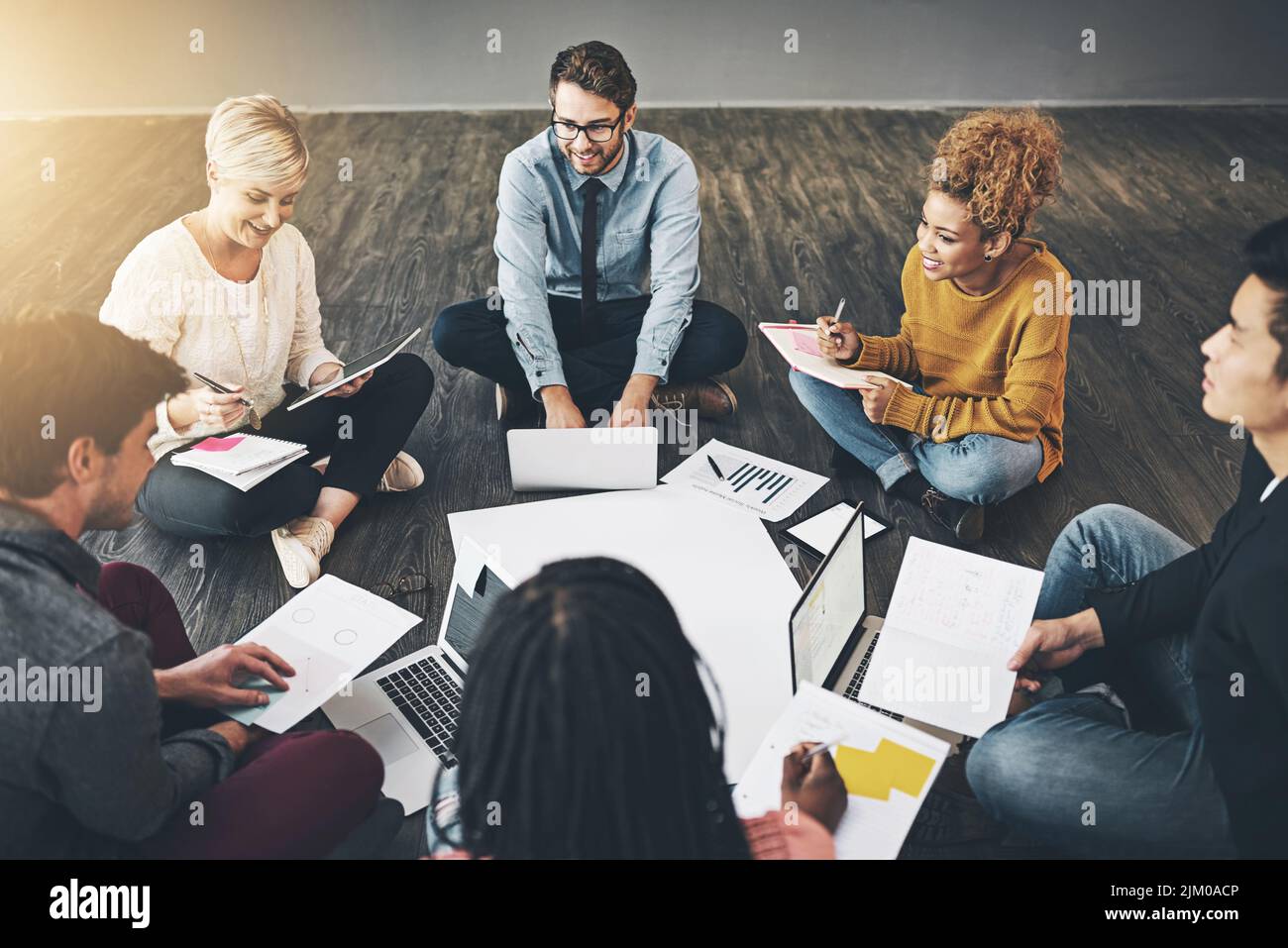 Groups Of People Talking To Each Other