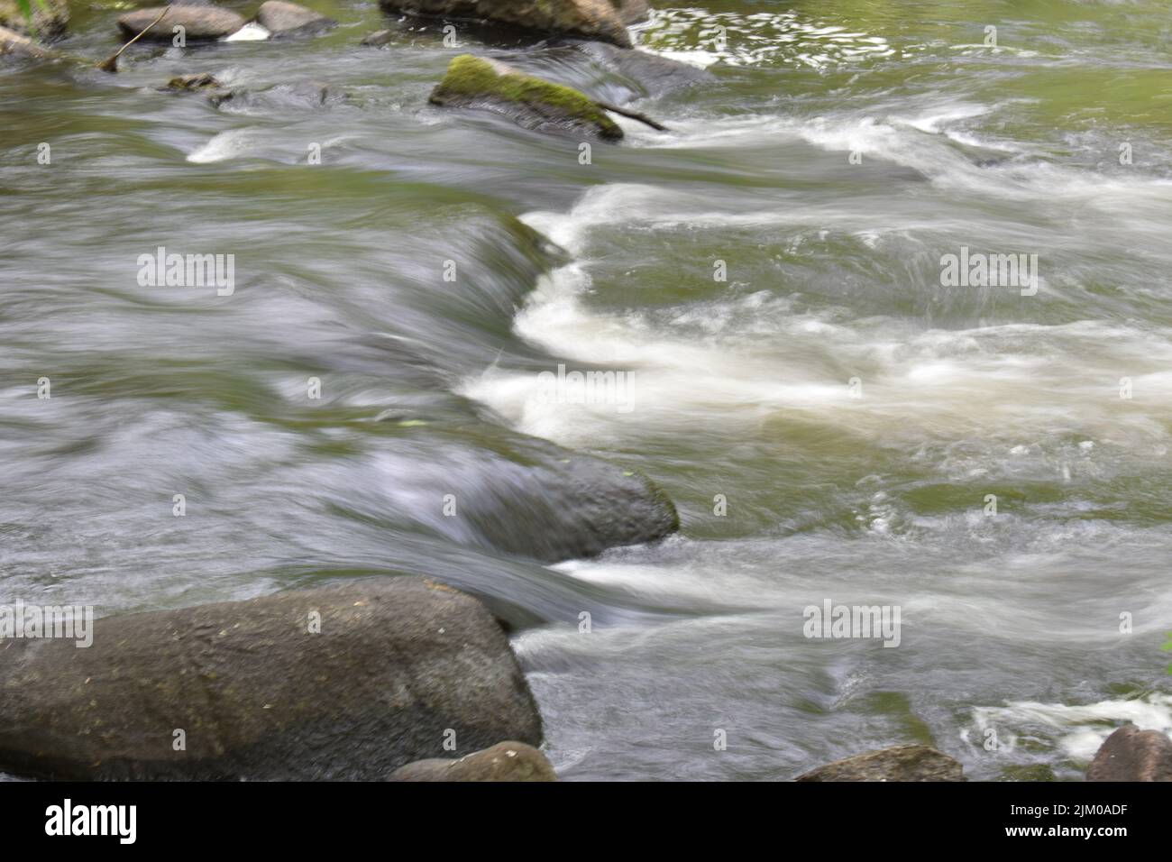 A high angle shot of a water stream Stock Photo - Alamy