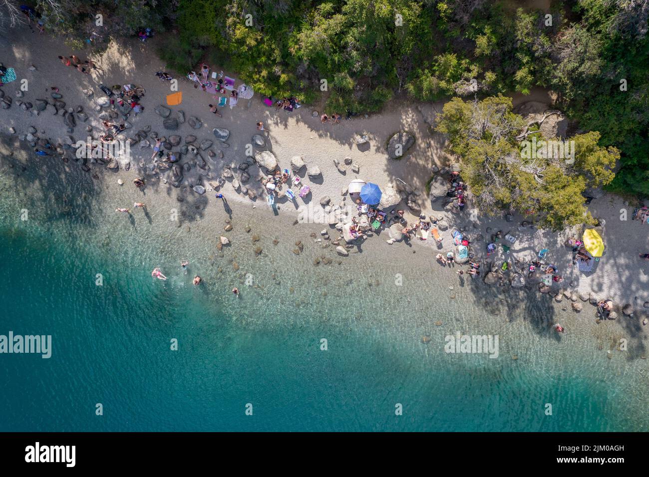 Beach drone people hi-res stock photography and images - Alamy