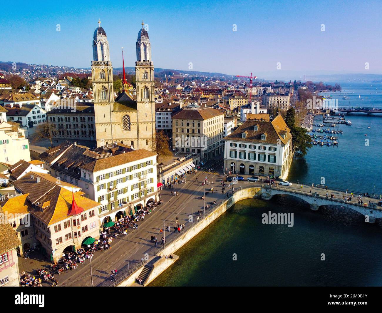 Aerial view zurich cityscape hi-res stock photography and images - Alamy