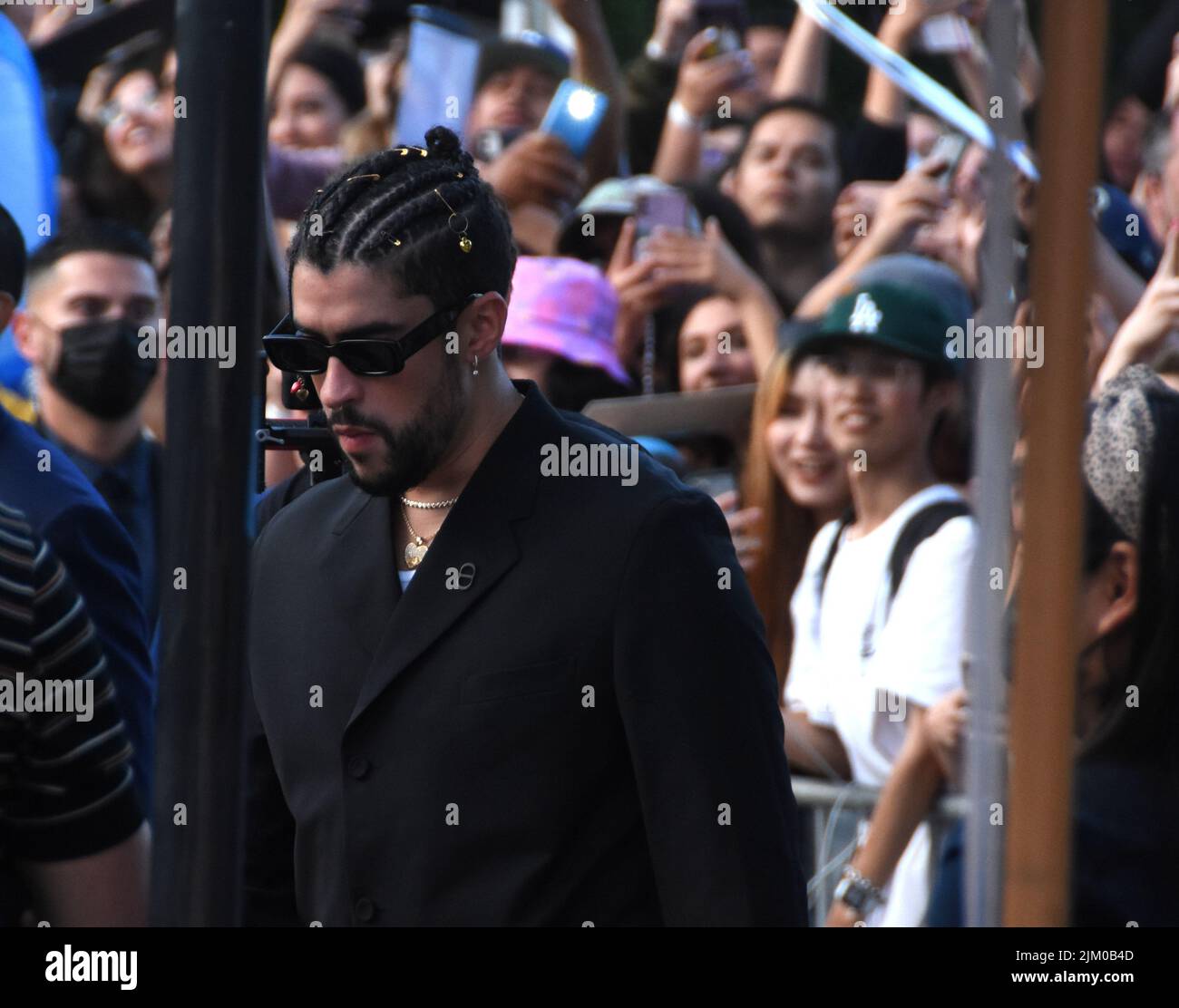 Los Angeles, California, USA 1st August 2022 Singer/Actor Bad Bunny ...