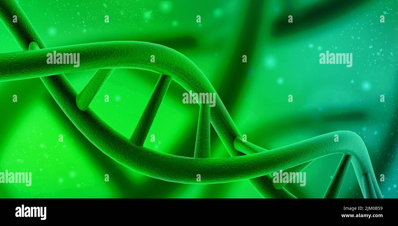 3d render of dna structure, abstract background Stock Photo - Alamy