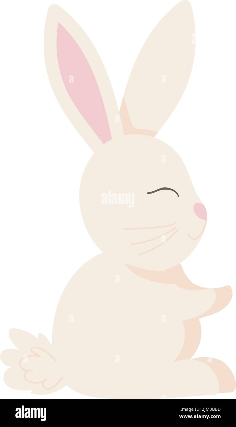 cute rabbit icon Stock Vector Image & Art - Alamy