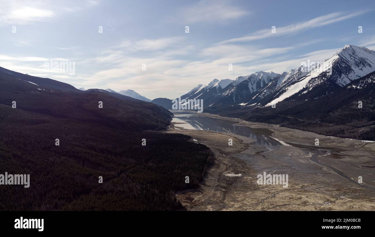 A beautiful view of a mountain in Valemount, British Columbia, Canada ...
