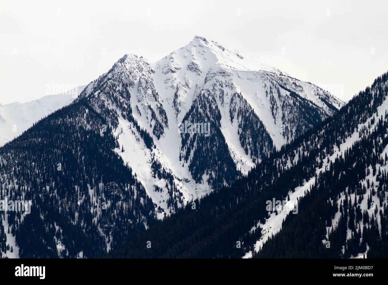An aerial view of Valemount, Canada Stock Photo - Alamy