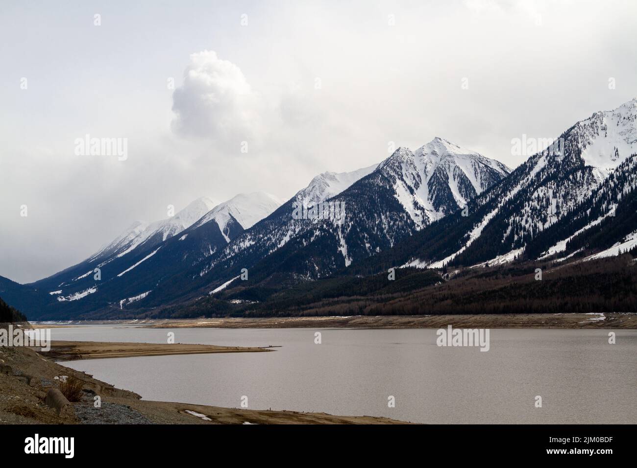 A beautiful view of a mountain in Valemount, British Columbia, Canada ...