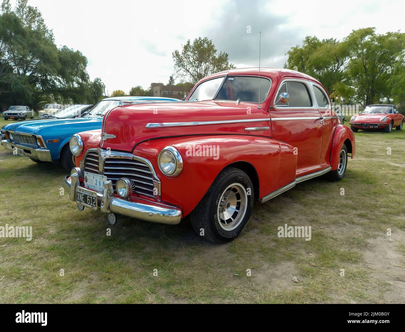 Chascomus, Argentina - Apr 9, 2022: Old red Chevrolet Chevy Stylemaster ...