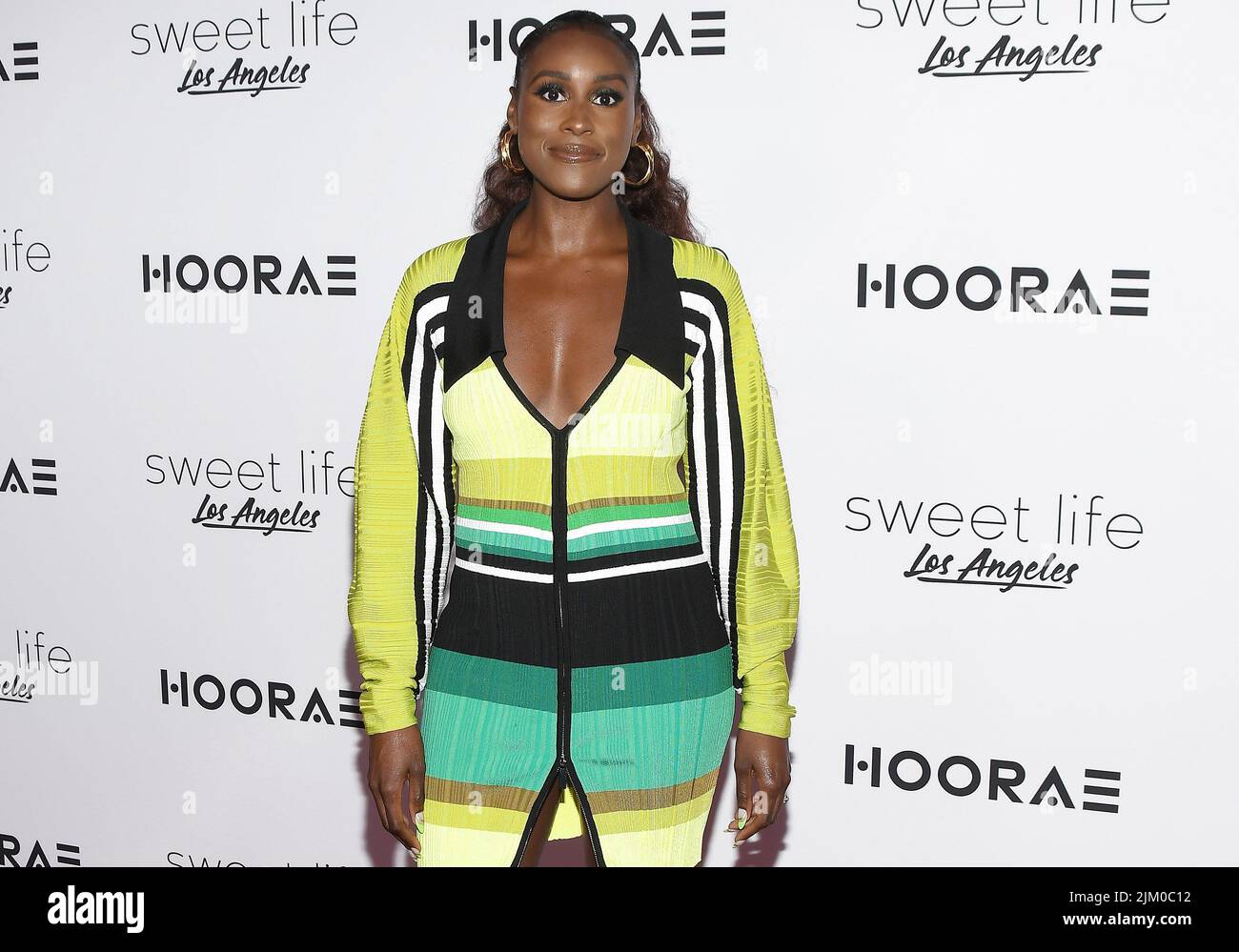 Issa Rae arrives at the HBO Max's SWEET LIFE Season 2 Premiere held in ...