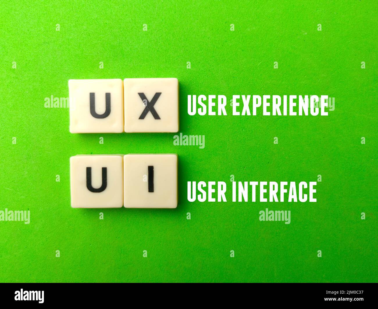 Toys word with text UX USER EXPERIENCE UI USER INTERFACE Stock Photo ...